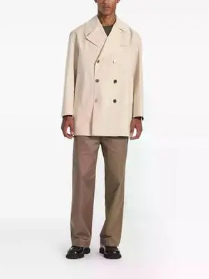 Mackintosh Canonbie Pea Coat - White