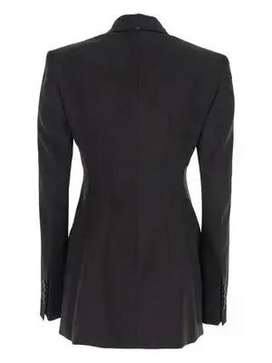 Sportmax Adamo Double-breasted Tailored Blazer - Black