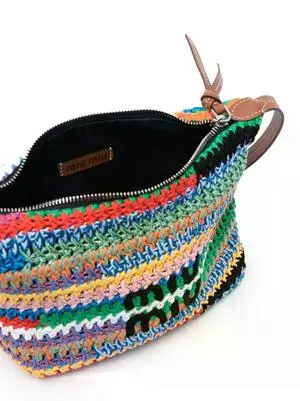 Miu Miu Colour-block Crochet Mini Bag