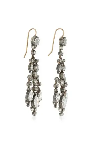 STEPHEN RUSSELL Antique Diamond Chandelier Earrings