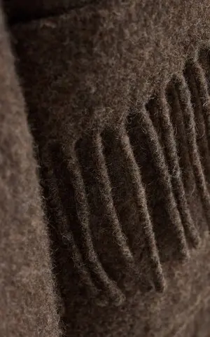 BY MALENE BIRGER Boloune Fringe Wool Coat