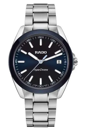 RADO Hyperchrome Bracelet Watch - Navy