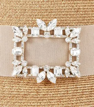ROGER VIVIER Raffia Bucket Hat