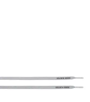 GOLDEN GOOSE Metallic Logo Laces