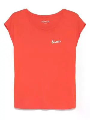 Juvia Straight Hem T-shirts For Women