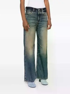 Acne Studios Logo-patch Jeans