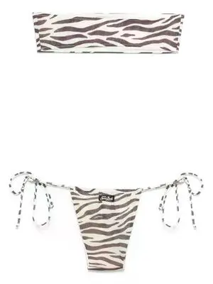 MC2 SAINT BARTH Marielle Zebra Print Bikini