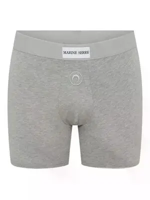 MARINE SERRE Moon-logo Jersey Boxers - Grey