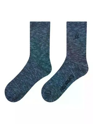 Axel Arigato Mélange Crew Socks - Blue