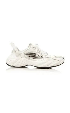 Balenciaga Monday Leather Sneakers - White