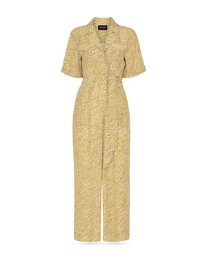 Whistles Petites Kelly Tiger Flame Jumpsuit