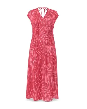 Whistles Zebra Midi Dress