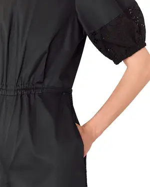 Whistles Broderie Poplin Jumpsuit