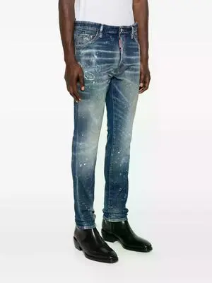 Dsquared2 Ripped Wash Jeans