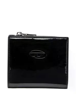DIESEL® Play Iii Patent Leather Cardholder - Black