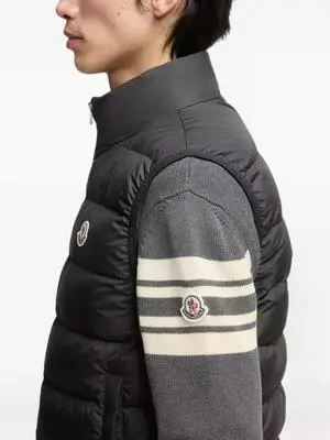 Moncler Contrin Down Gilet - Black