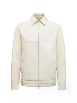 Moncler Zip-up Bomber Jacket - Neutrals