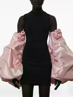 Coperni Taffeta Sleeved Dress