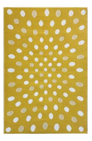 MAD MATS Dots Yellow & White - Yellow And White