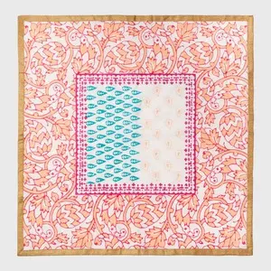 JOANNA BUCHANAN Joyful Block Print Napkin - Pink