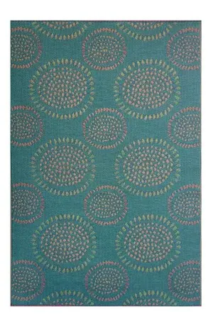 MAD MATS Molly Teal & Red - Teal And Red