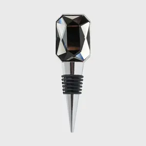 JOANNA BUCHANAN Single Gem Wine Stopper - Dk Crystal