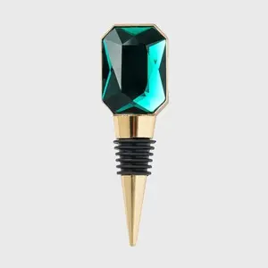 JOANNA BUCHANAN Single Gem Wine Stopper - Emerald