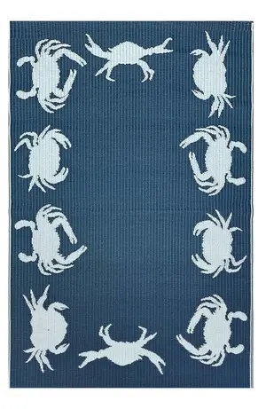 MAD MATS Crab Blue & Teal