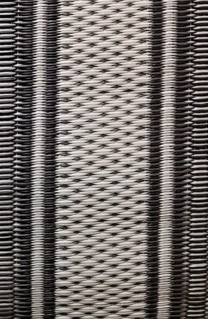 MAD MATS Vertical Stripe Black & Grey