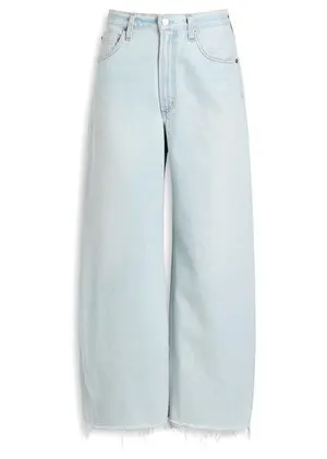 AGOLDE Low Curve Barrel-leg Jeans - Blue