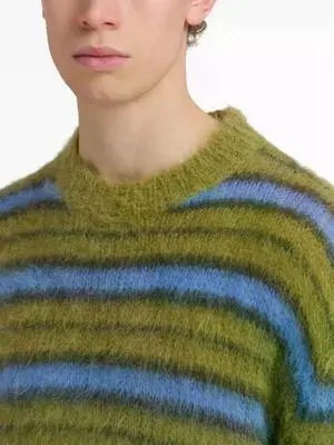 Marni Striped Sweater - Green