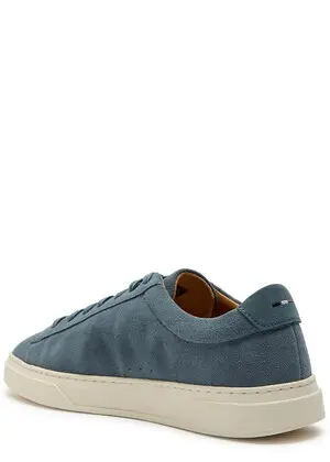BOSS Kieran Suede Sneakers - Light Blue