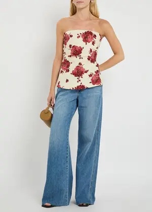 Veronica Beard Kasey Wide-leg Jeans