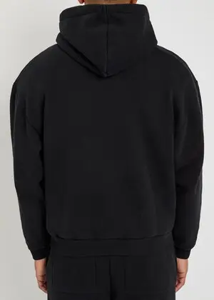 MKI MIYUKI ZOKU Hooded Cotton-blend Sweatshirt - Black