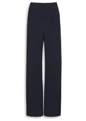 Navy Straight Leg Trousers