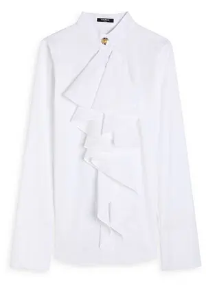 Balmain Ruffle Blouses