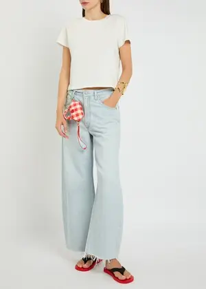 AGOLDE Low Curve Barrel-leg Jeans - Blue