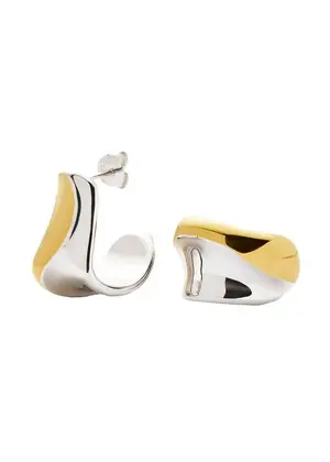 MISSOMA Sculptural Molten Hoop Earrings - Gold