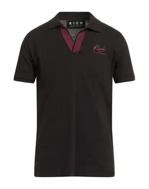 John Richmond Polo Shirt Size Cotton - Black