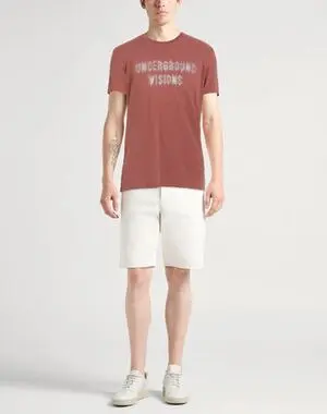 John Varvatos T-shirt Rust Size Cotton
