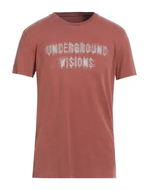 John Varvatos T-shirt Rust Size Cotton