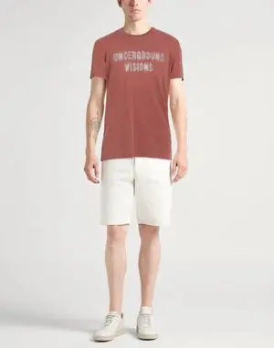John Varvatos T-shirt Rust Size Cotton
