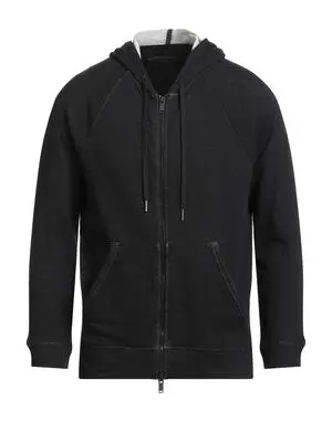 John Varvatos Cotton-elastane Blend Fleece Sweatshirt - Black