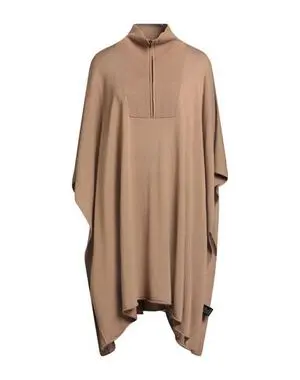 Alpha Studio Wool Poncho - Camel