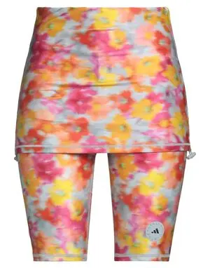 Adidas By Stella McCartney Floral Print Recycled Polyamide Cycling Shorts - Fuchsia