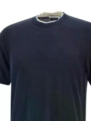 PAOLO PECORA Silk-blend T-shirt