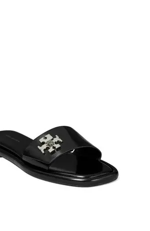 Tory Burch T Lock Slide Sandal - Perfect Black