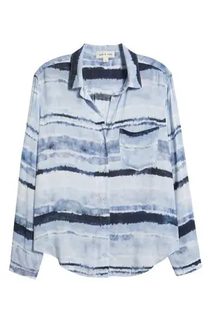 CLOTH & STONE Striped Button-up Shirt
