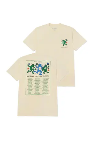 PARKS PROJECT Graphic Checklist Tee - Natural