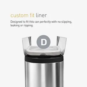 SIMPLEHUMAN Code D Custom Fit Liners With Quick Dispense Packs